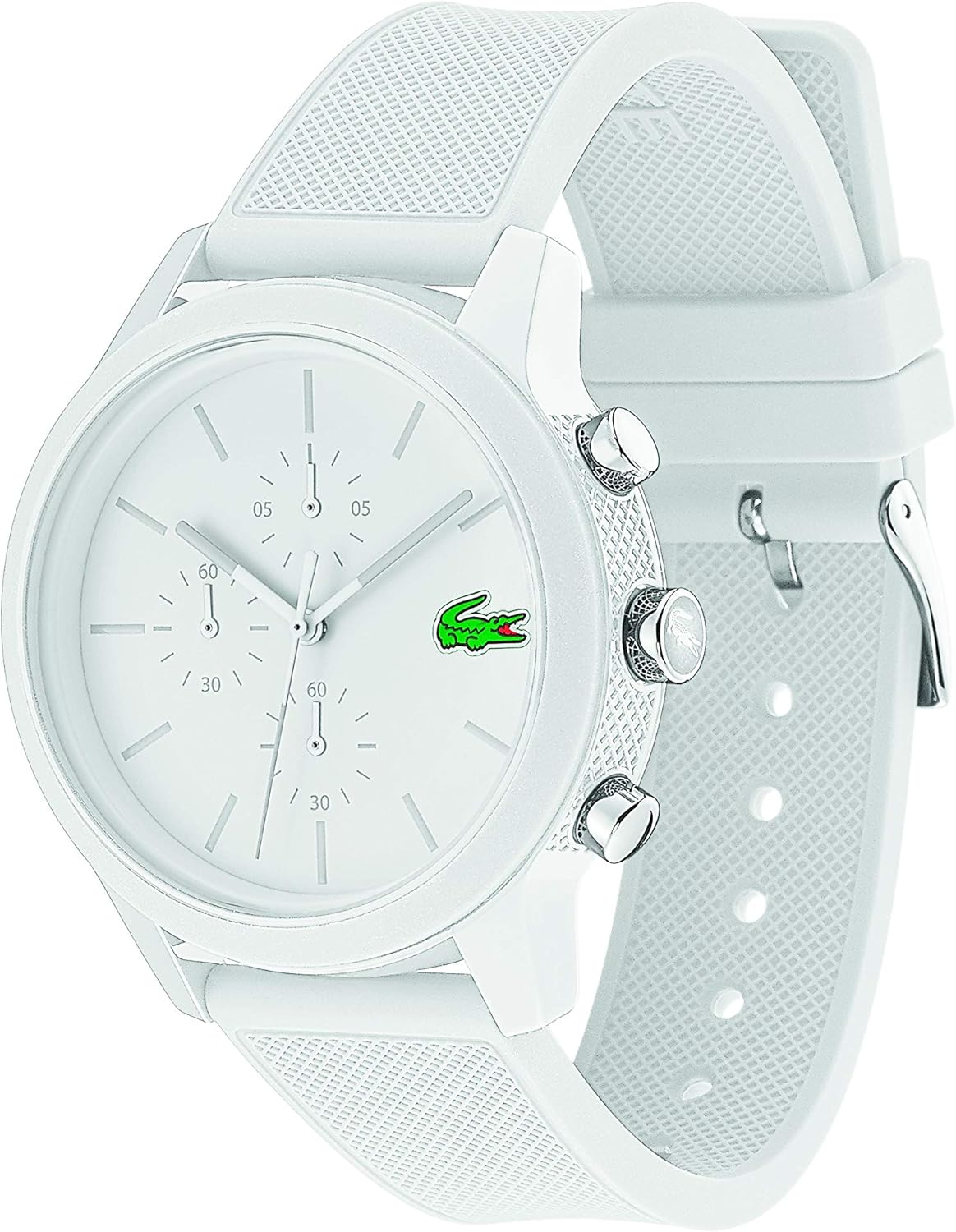 Venta > reloj lacoste blanco hombre > en stock