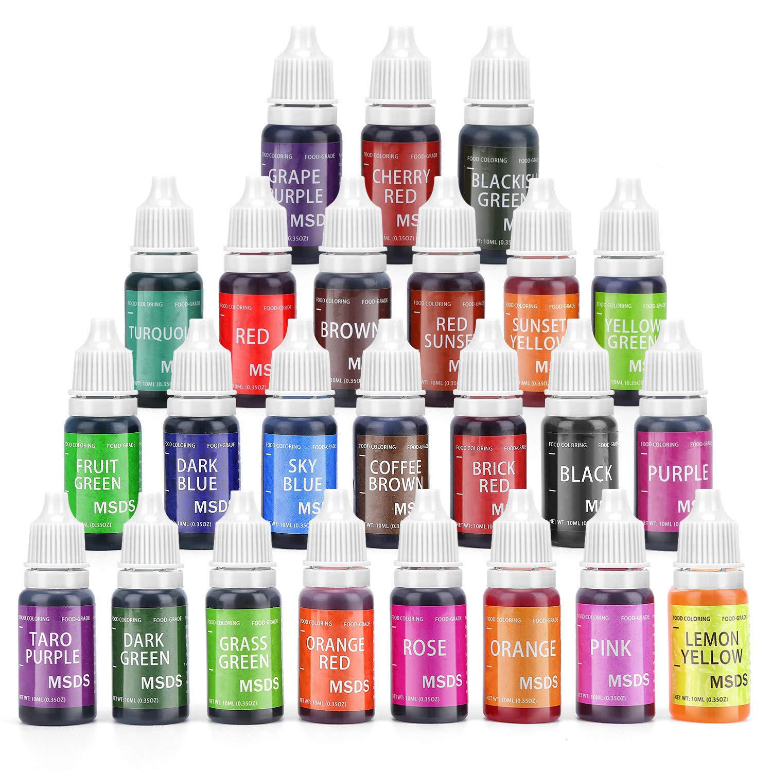 Amazon Food Coloring 24 Color Vibrant Food Color Concentrated