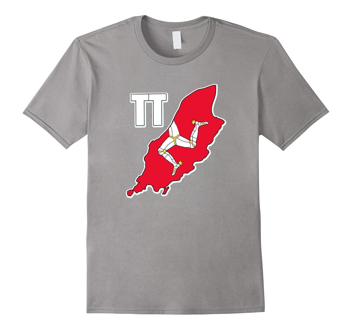 Isle of Man TT Manx Flag T-Shirt-4LVS