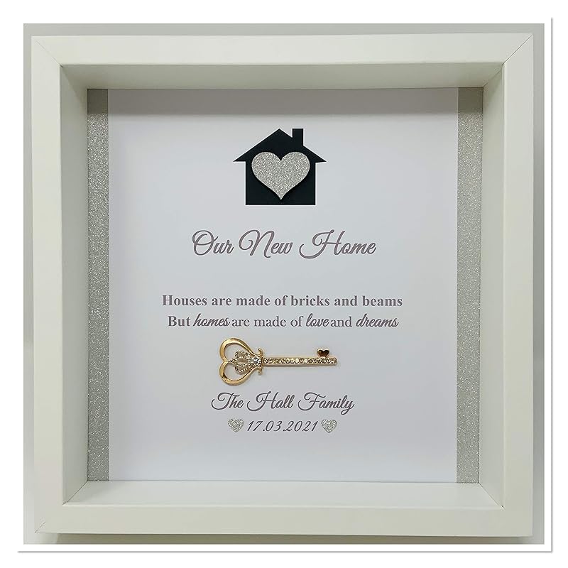 Personalised Our New Home Box Frame Picture House Warming Gift Present ...