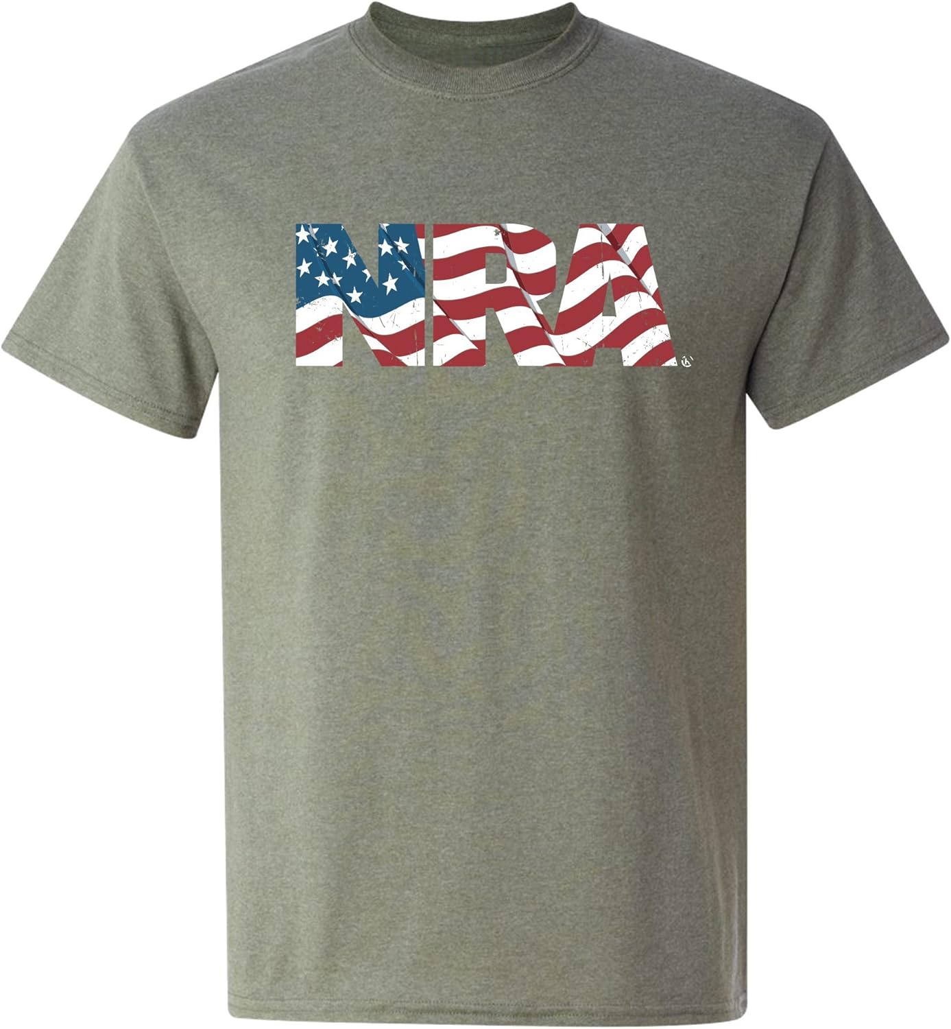 NRA Flag Filled Logo Tee - Officially Licensed: Amazon.ca: Clothing ...