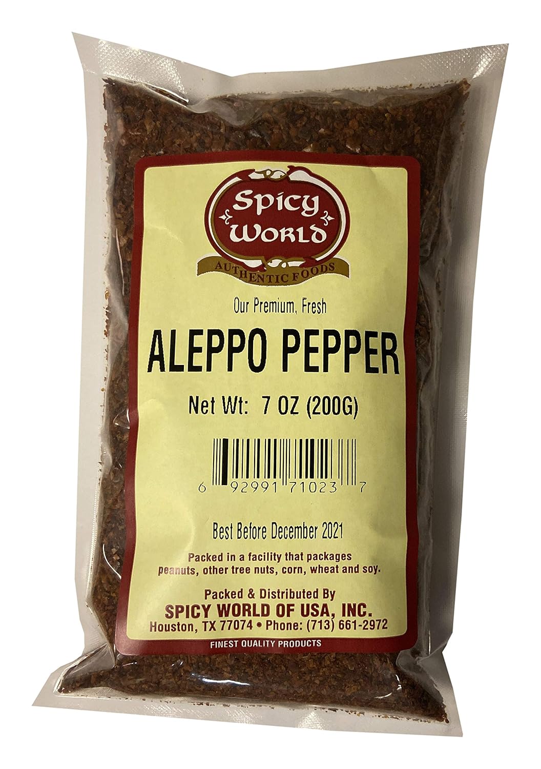 Spicy World Aleppo Pepper 7 oz – Halaby Turkish Chili Pepper – Premium ...