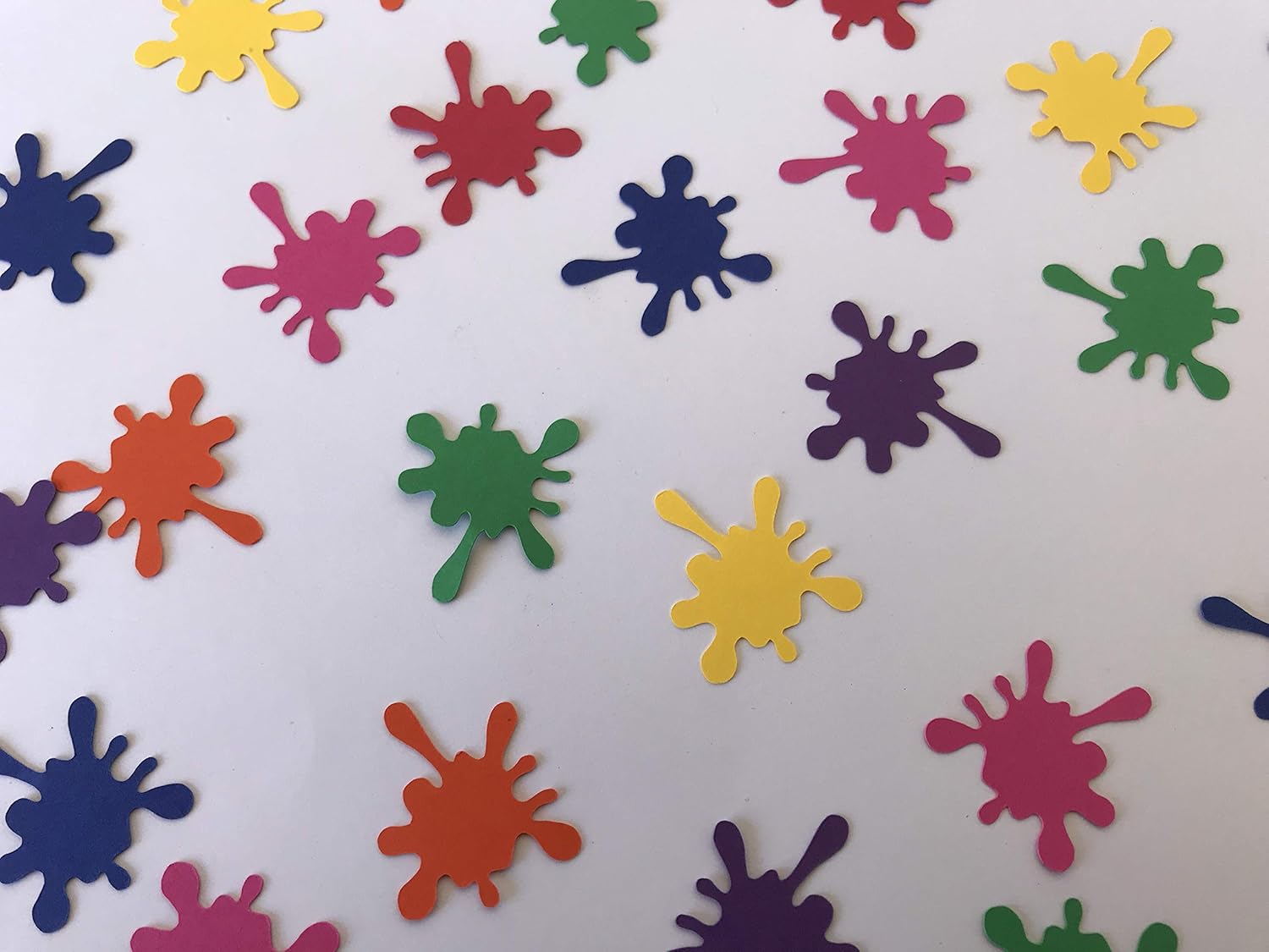 Amazon.com: Paint Splatter Confetti - Paint Confetti - Art Party Decor ...
