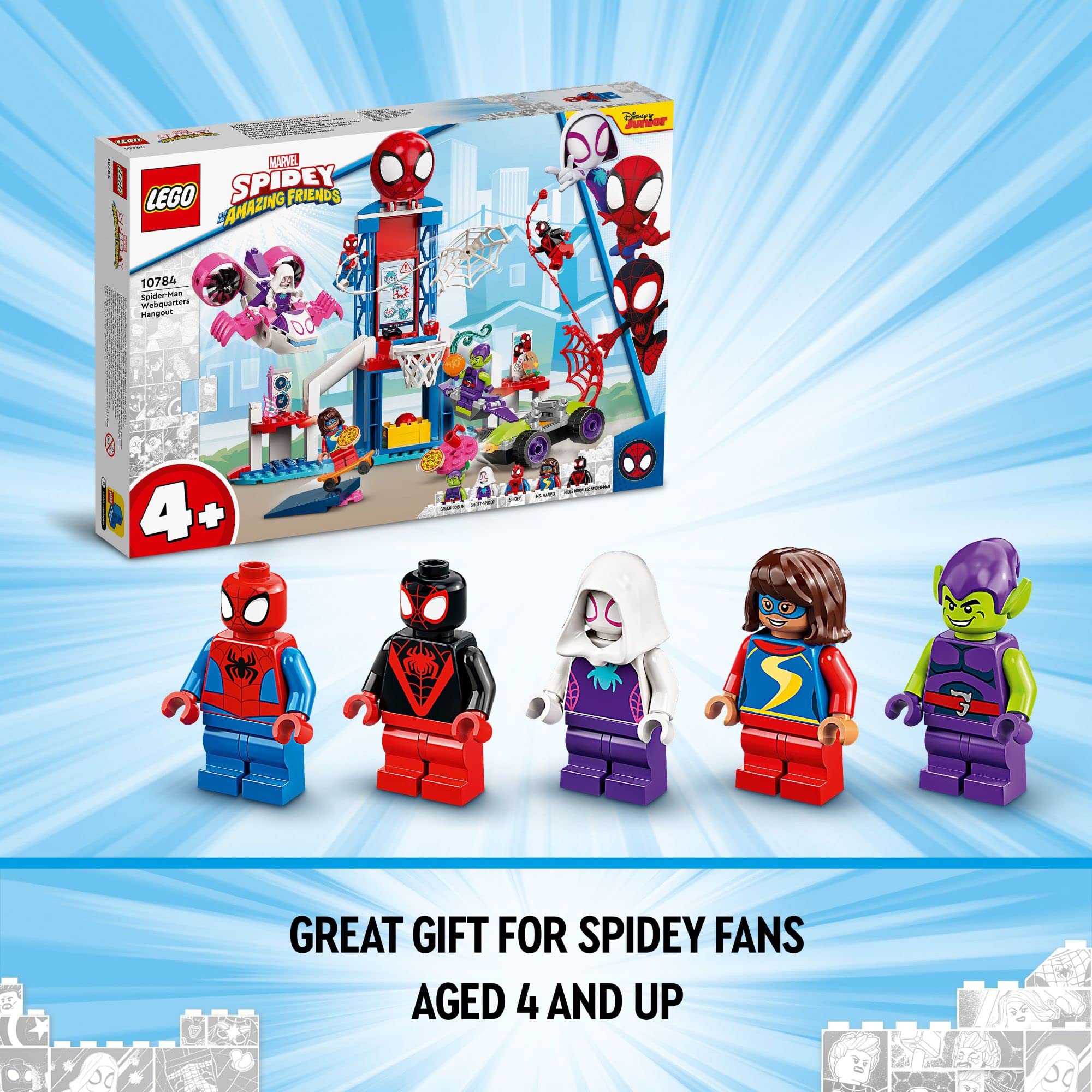 Mua LEGO Marvel Spider-Man Webquarters Hangout 10784 Building Set ...