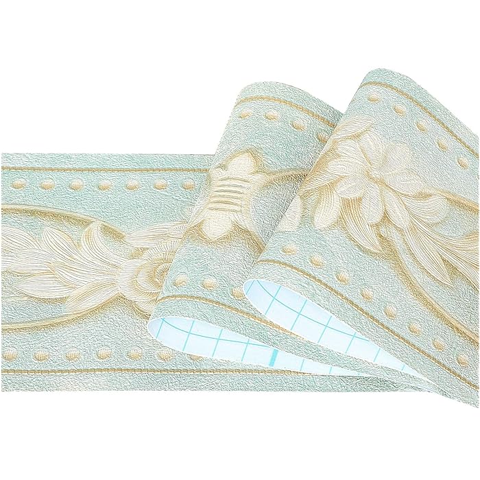 Buy Yoillione Wallpaper Border Kitchen Vinyl Border Stickers, Bathroom ...