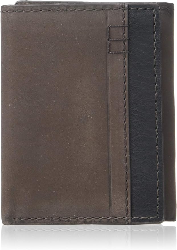 Relic Men's Mark Trifold Wallet, Dark Brown, 3.38" L x 0.75" W x 4" H ...