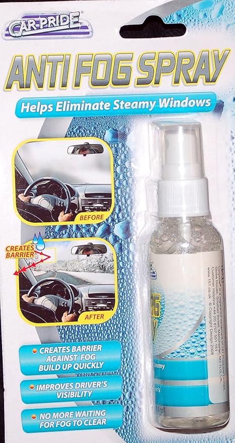 Anti mist spray: Amazon.co.uk: Car & Motorbike