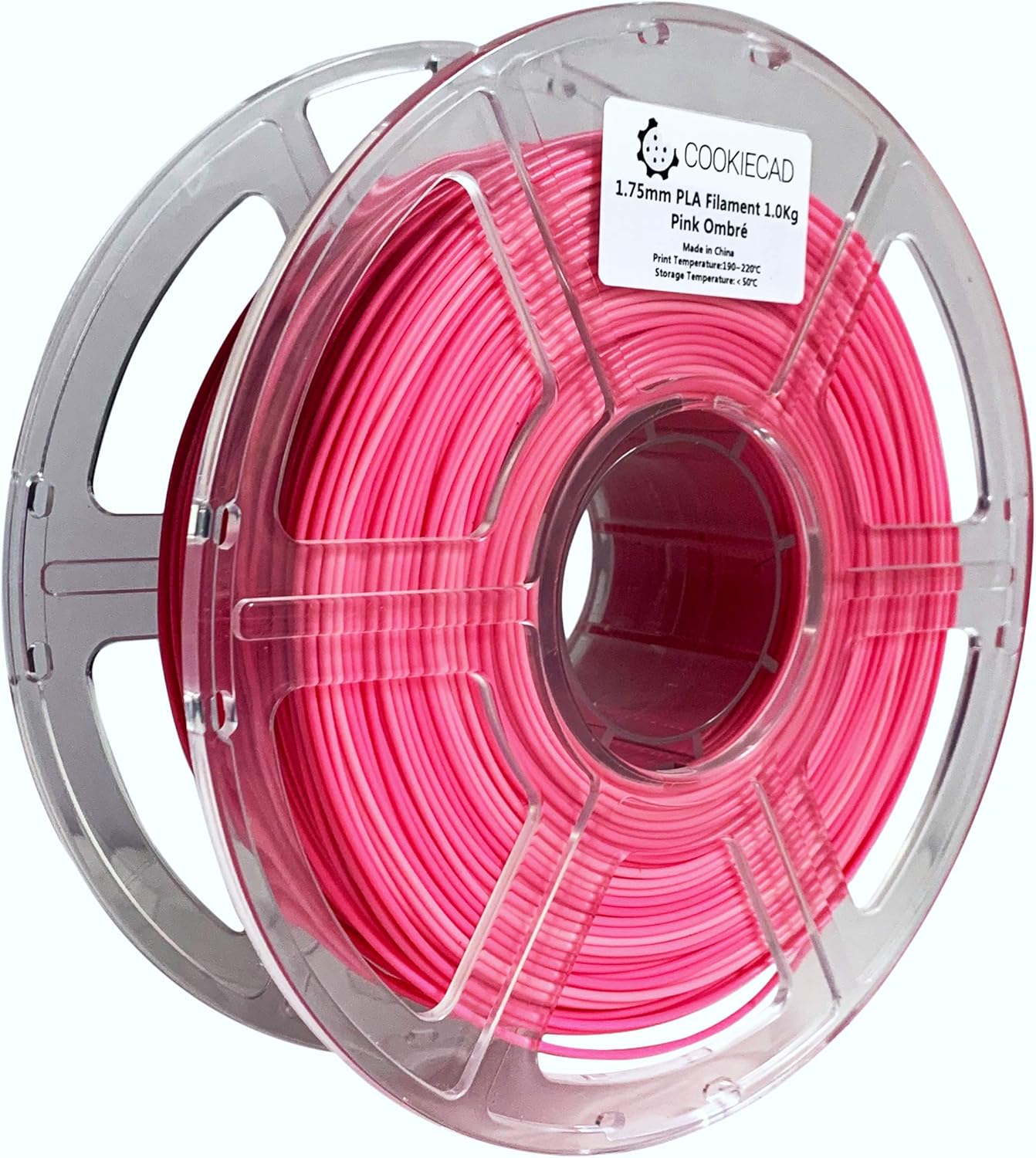 Amazon.com: Cookiecad Pink Ombre (Hot Pink -> Pale Pink Rainbow ...