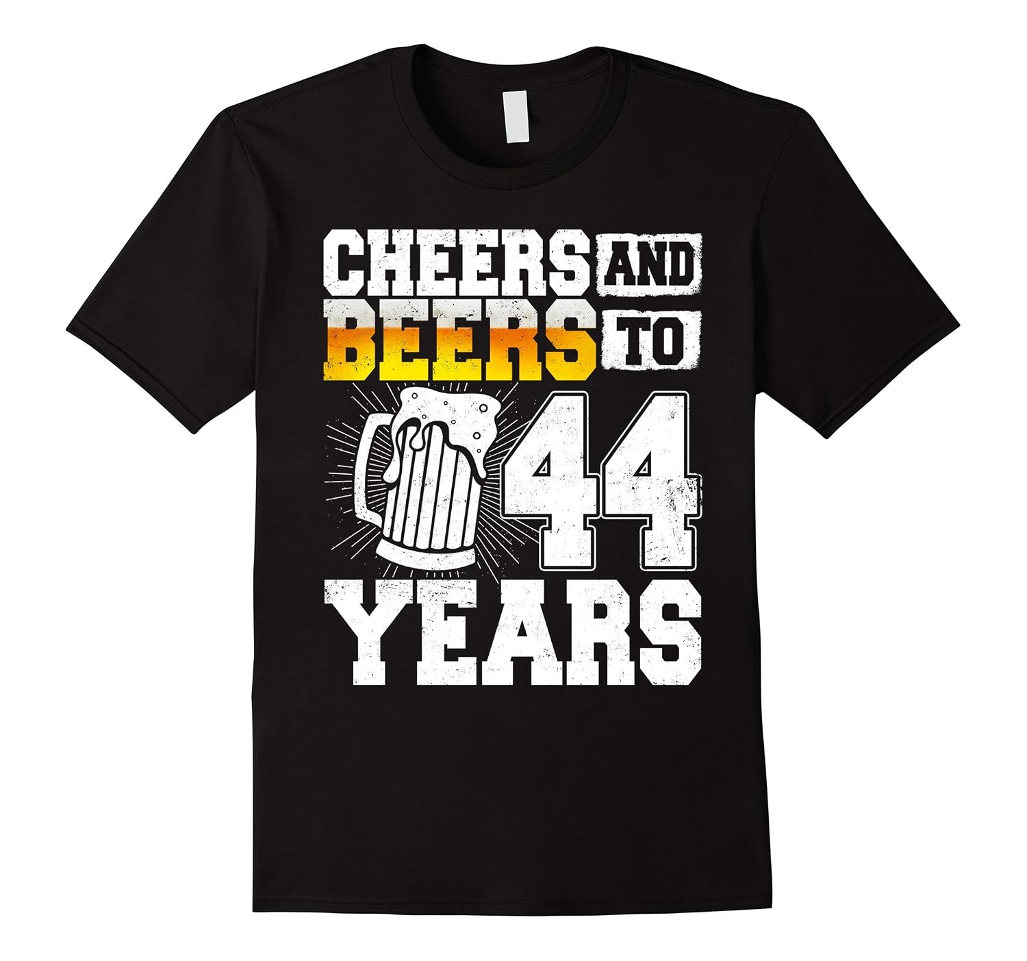 Cheers And Beers To 44 Years T-Shirt 44th Birthday-Art – Artvinatee