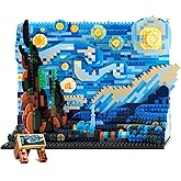 Amazon.com: MOCREAR DIY Building Block Set(1830 PCS),The Starry Night ...