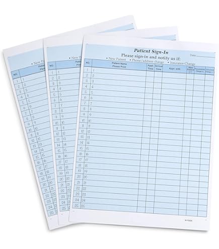 Patient Sign In Sheets Printable