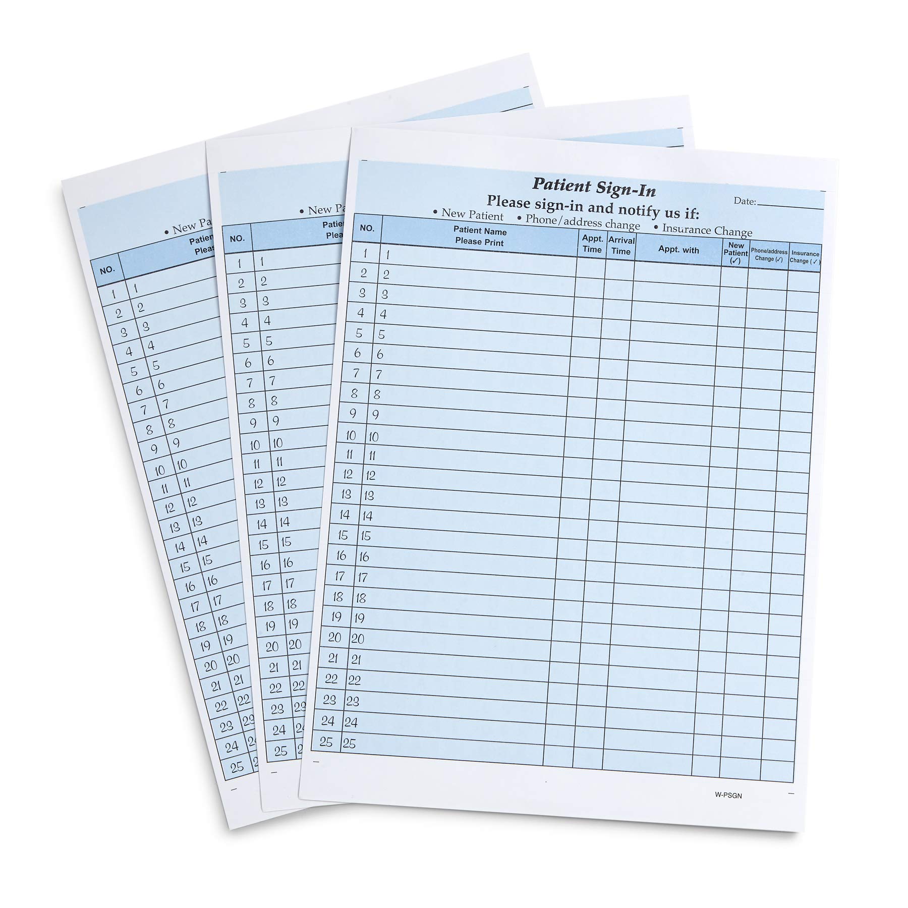 Mua Blue Summit Supplies 125 Patient Sign in Sheets, HIPAA Compliant ...