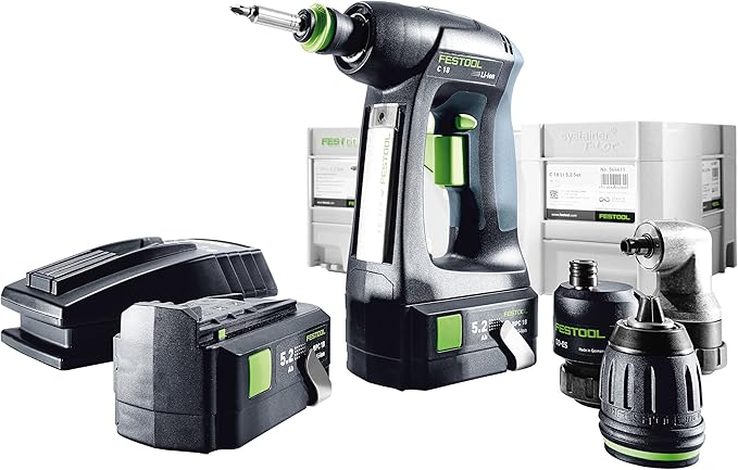 Festool C18 Li 5.2 Set 564616 Cordless Drill - - Amazon.com