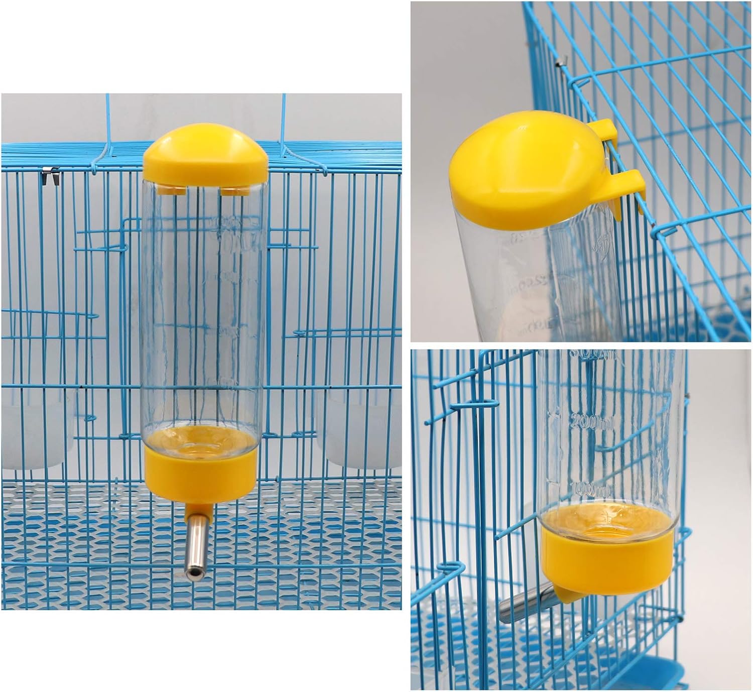 nomal 2pcs Guinea Pig Water Bottle Hanging Water Bottle Without ...