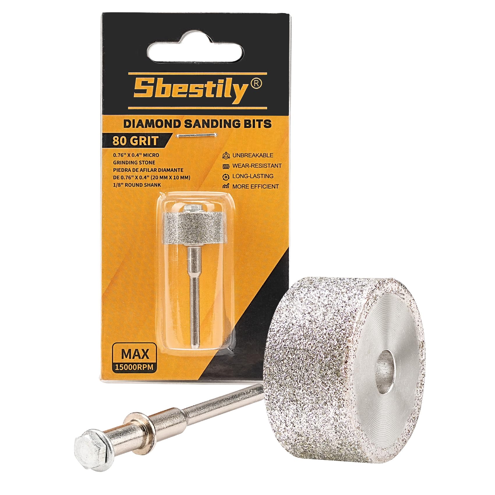 Sbestily Sanding Bits for Dremel Rotary Tool?Grinding Stone Diamond ...