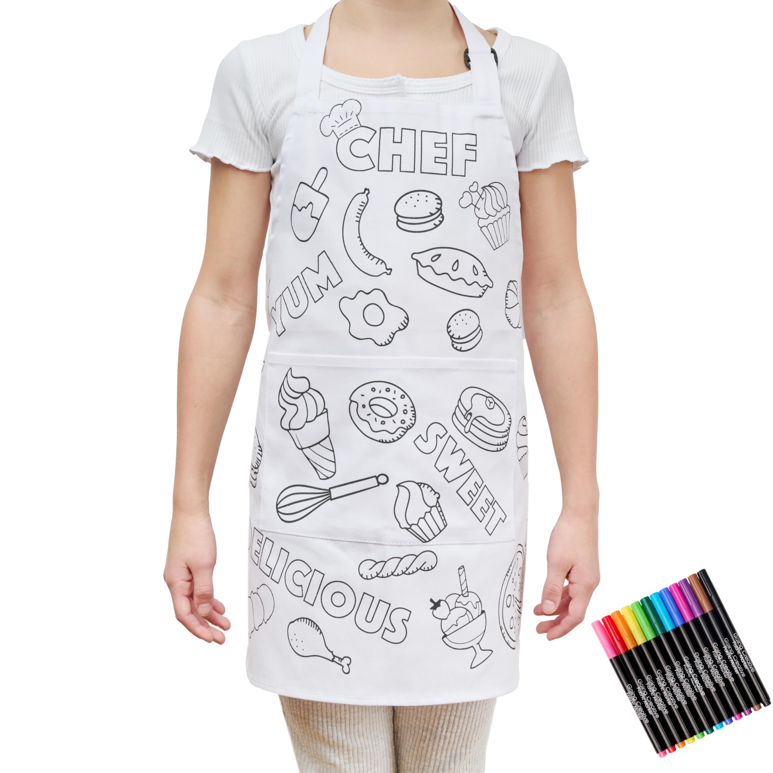Mua Color-An-Apron Kit - Interactive Coloring Kit with Favorite Foods ...