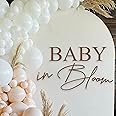 Amazon.com: VANGNING Baby in Bloom Decal Sign - Girl or Boy Baby Shower ...