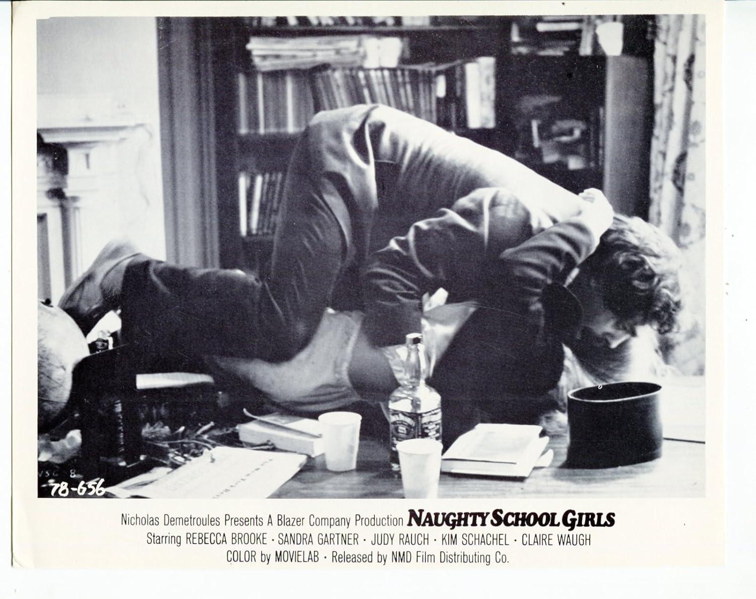 MOVIE PHOTO: Naughty School Girls-Mary Mendum-Sandra Gartner-8x10-B&W ...