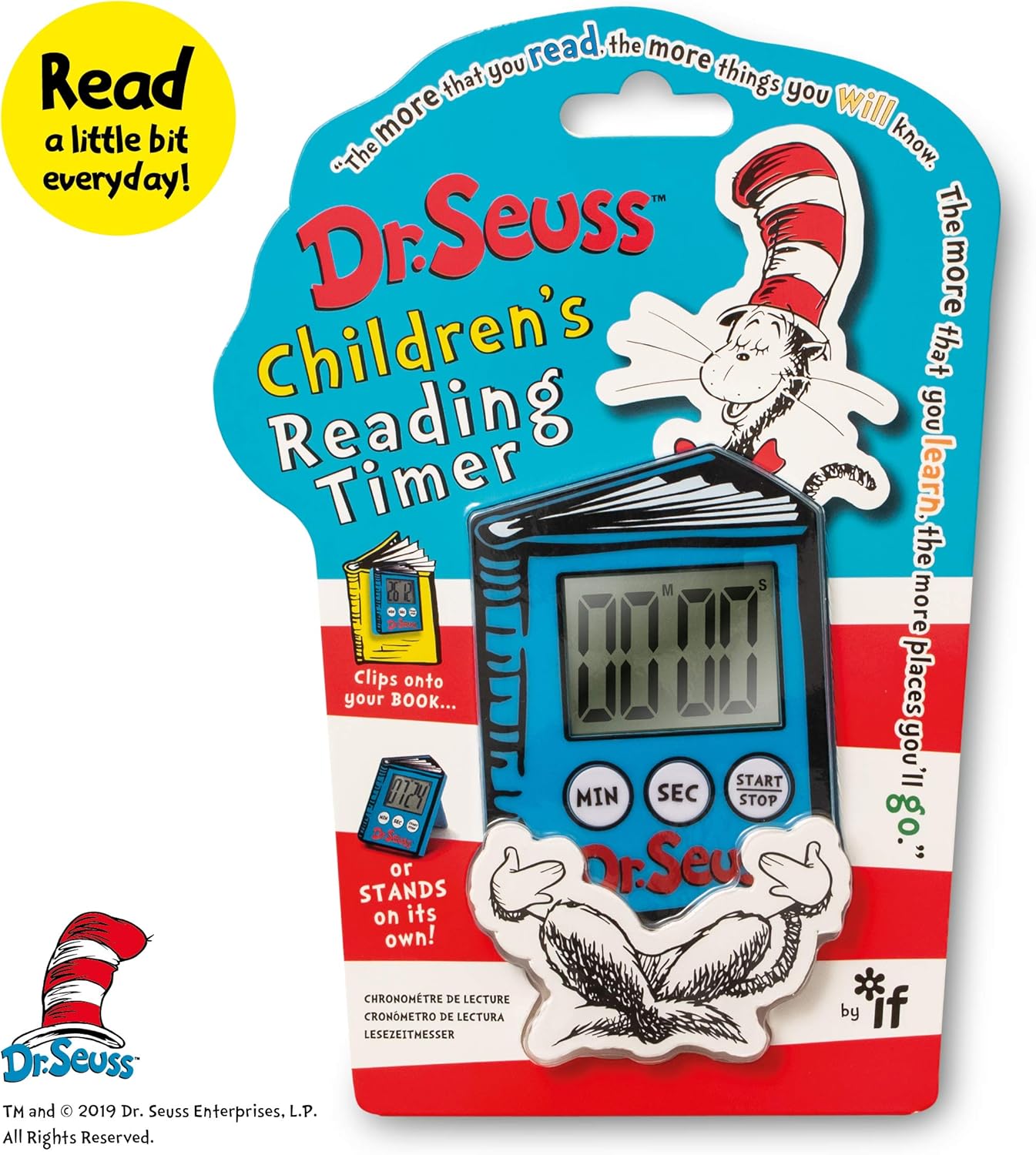 IF Dr. Seuss Children’s Reading Timer, Blue – BigaMart