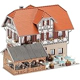 Amazon.com: Faller 130270 Rural Half-Timbered House HO Scale Building ...