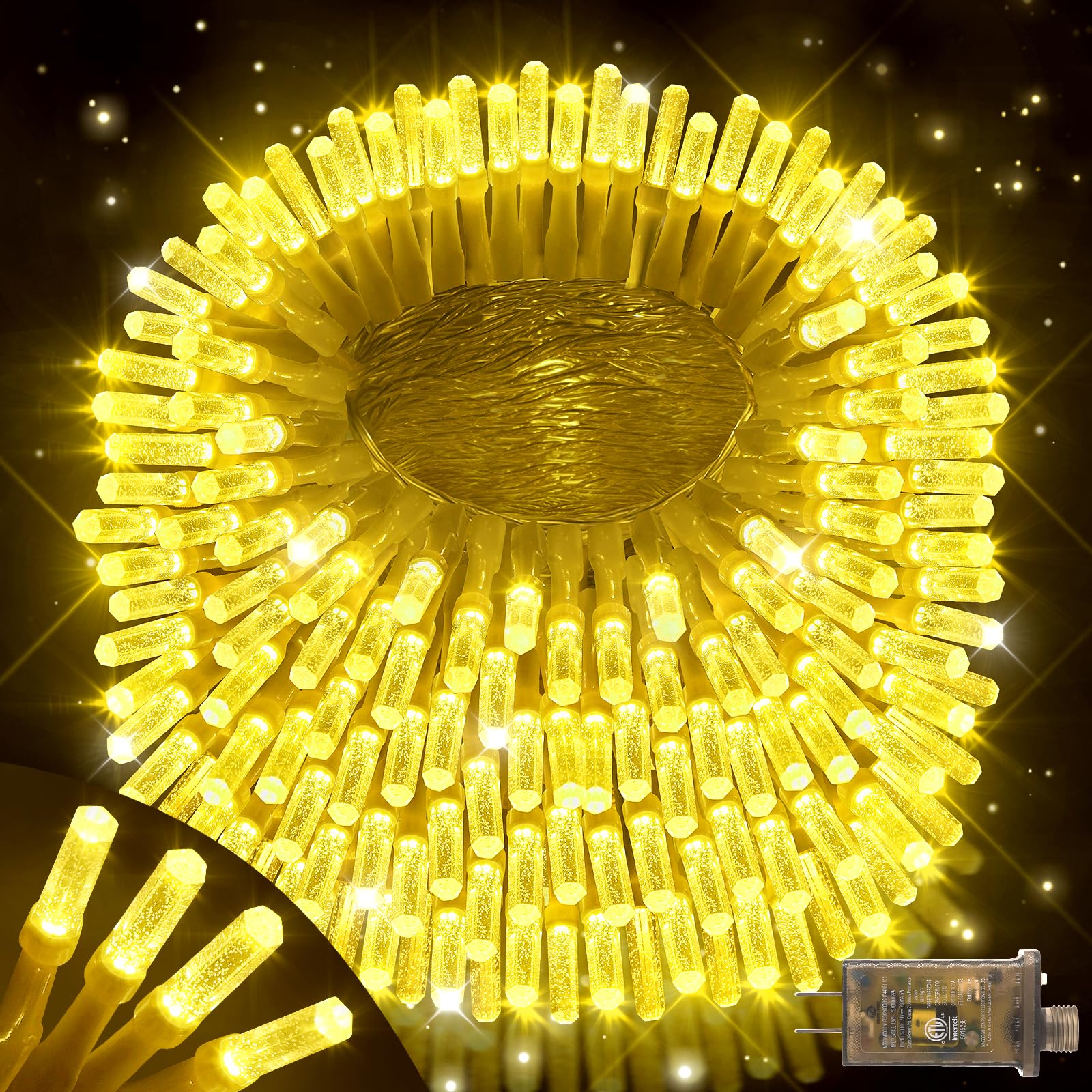 XURISEN Upgraded 403FT 1000 LED Christmas Lights Outdoor, Super Long ...