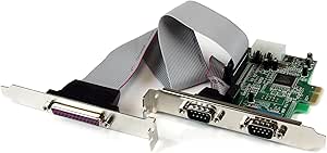 Amazon.com: StarTech.com 2S1P Native PCI Express Parallel Serial Combo Card with 16550 UART ...
