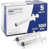 Amazon.com: BH Supplies 3ml Luer Slip Tip Syringe - with Covers - (No Needle) - Sterile ...