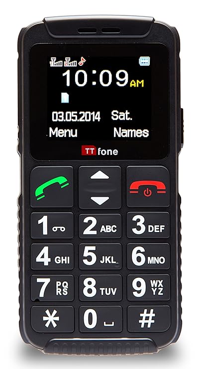 Amazon.com: TTfone Dual 2 (TT59) Basic Simple Senior Mobile Phone with ...
