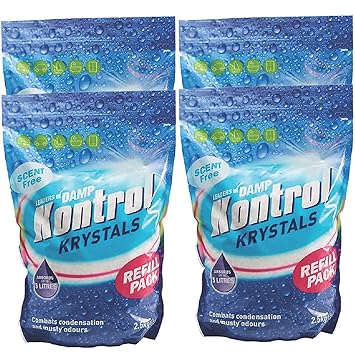 Kontrol Refill Moisture Trap Damp Absorber Crystals Huge Pack Krystals ...