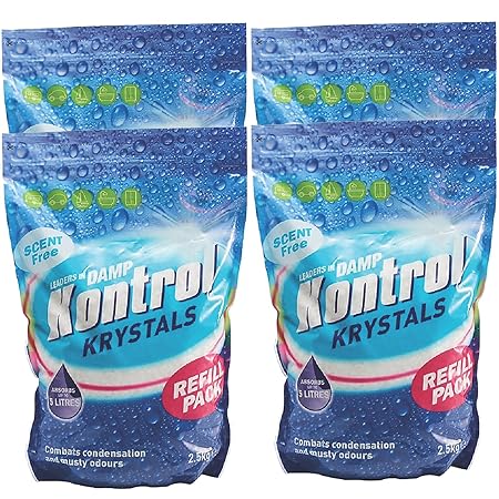Kontrol Refill Moisture Trap Damp Absorber Crystals Huge Pack Krystals ...
