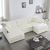 Amazon.com: GNIXUU 111.5“ Oversized Modular Sectional Sofa, Comfy Cloud Couch for Living Room ...
