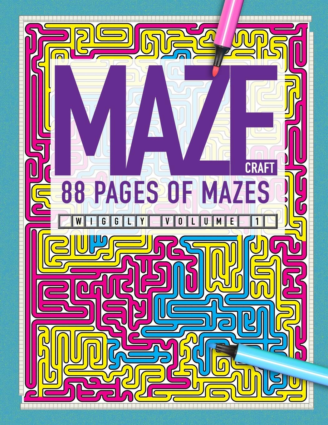 Mua MAZECRAFT 88 Pages of Mazes Wiggly Volume 1: Challenging mazes for ...