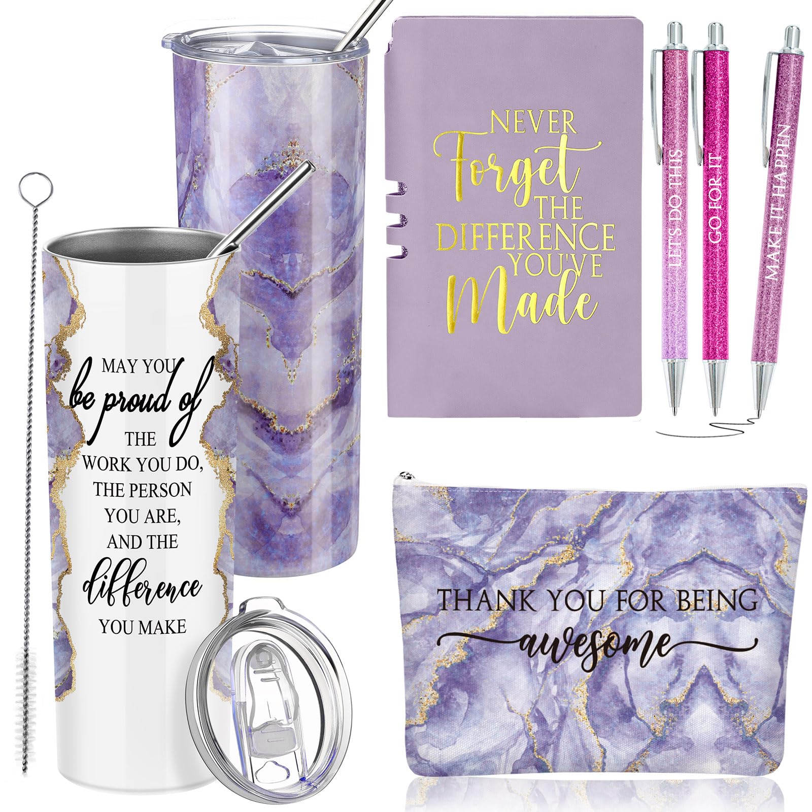 Domensi 6 Pcs Employee Appreciation Gift Set for Women Thank You Gift ...