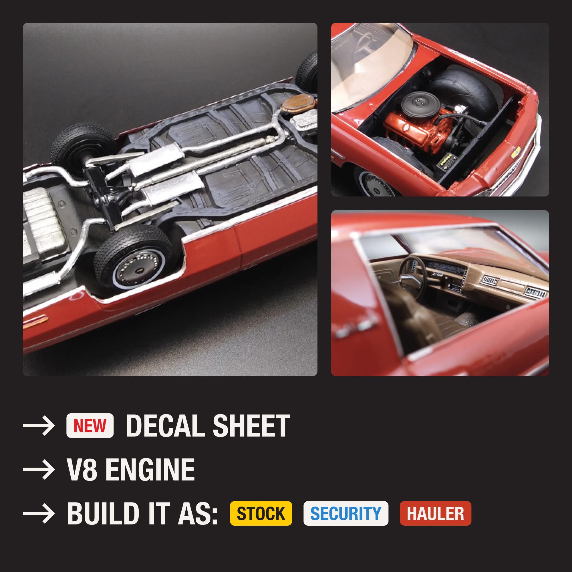 Mua MPC 1976 Chevy Caprice w/Trailer 2T 1:25 Scale Model Kit trên ...