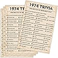 Amazon.com: 50th Birthday Party Games, 1974 Trivia Games, Birthday ...