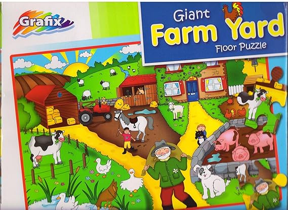Giant Farm Yard Floor Puzzle by Grafix: Amazon.co.uk: Toys & Games