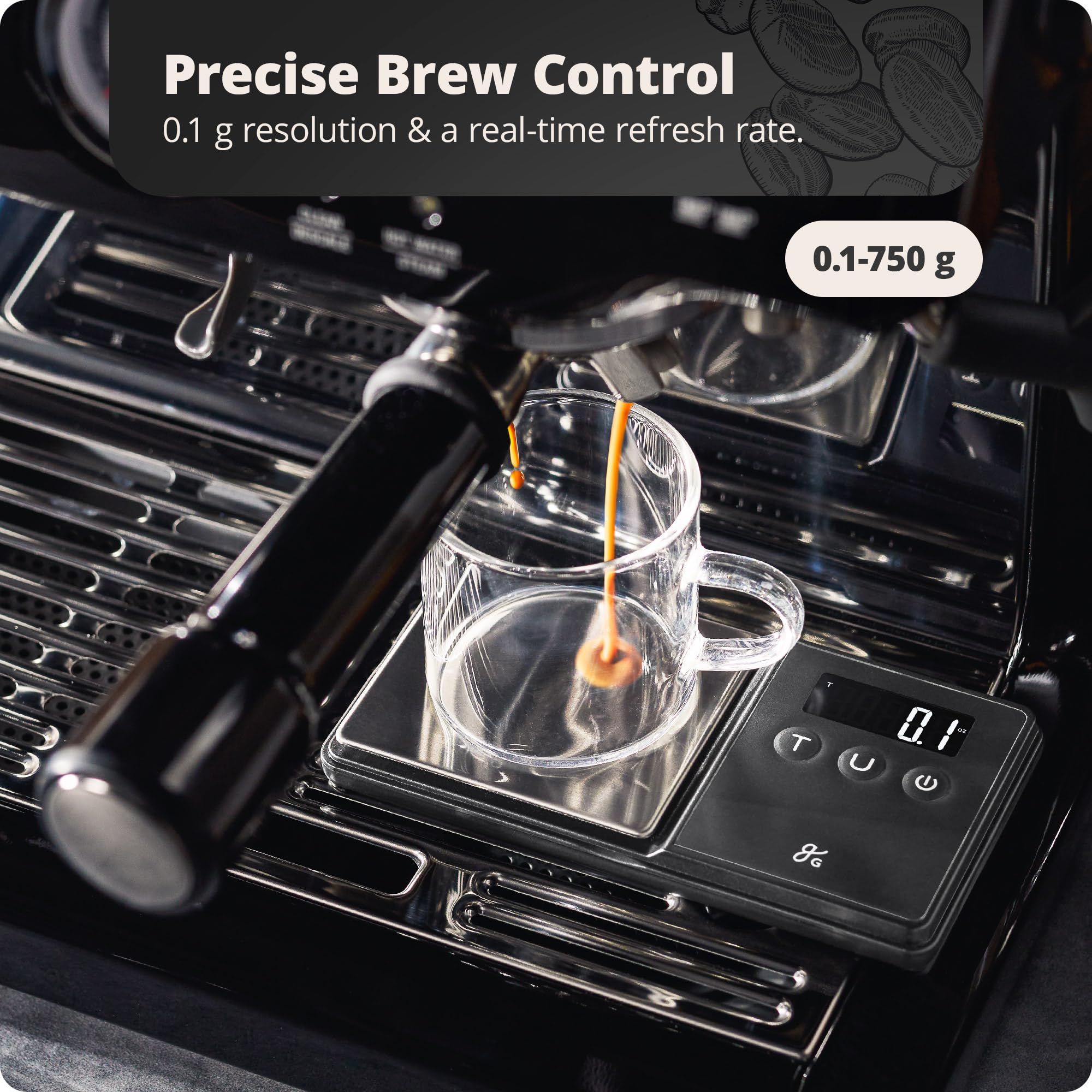 Mua Greater Goods Digital Espresso & Coffee Scale - 750 x 0.1g, Mini ...