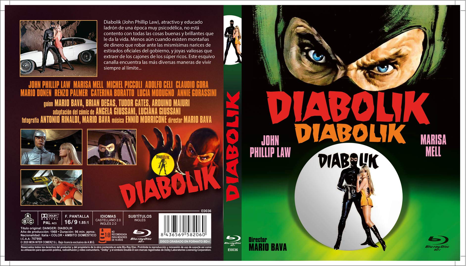 Mua Danger: Diabolik (1968) ( Danger: Diabolik! ) ( Diabolik ) [ Blu-Ray, Reg.A/B/C Import ...