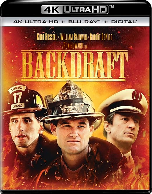 Backdraft [Blu-ray]: Amazon.co.uk: Kurt Russell, William Baldwin, Robert De Niro, Donald ...
