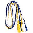 Amazon.com: Whaline Graduation Honor Cords Grad Royal Blue Gold White ...