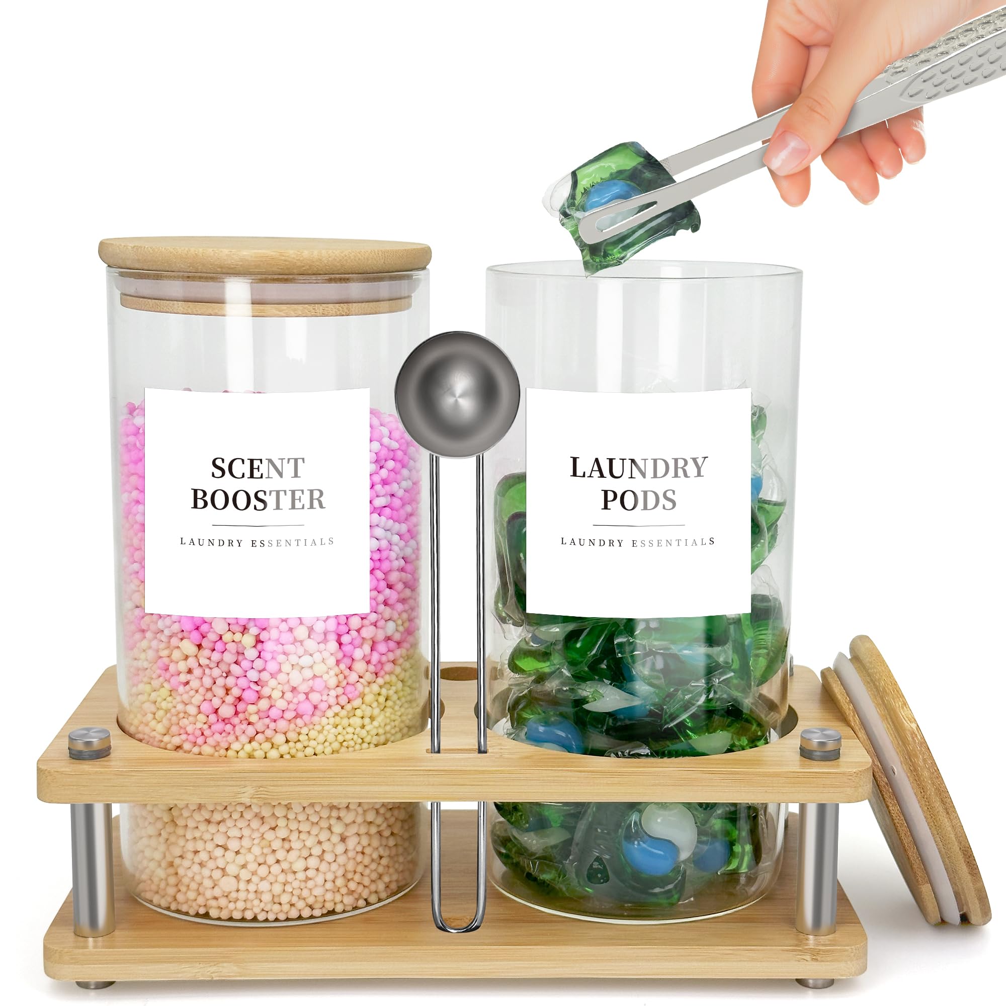 Venuekkuri Laundry Pods Containers for Laundry Room Organization and ...