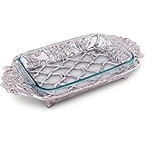 Amazon.com: Arthur Court Metal Pyrex Glass Casserole Dish Holder Rustic ...