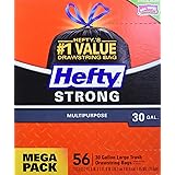 Amazon.com: Hefty Strong Large Trash Bags, 33 Gallon, 48 Count : Health ...