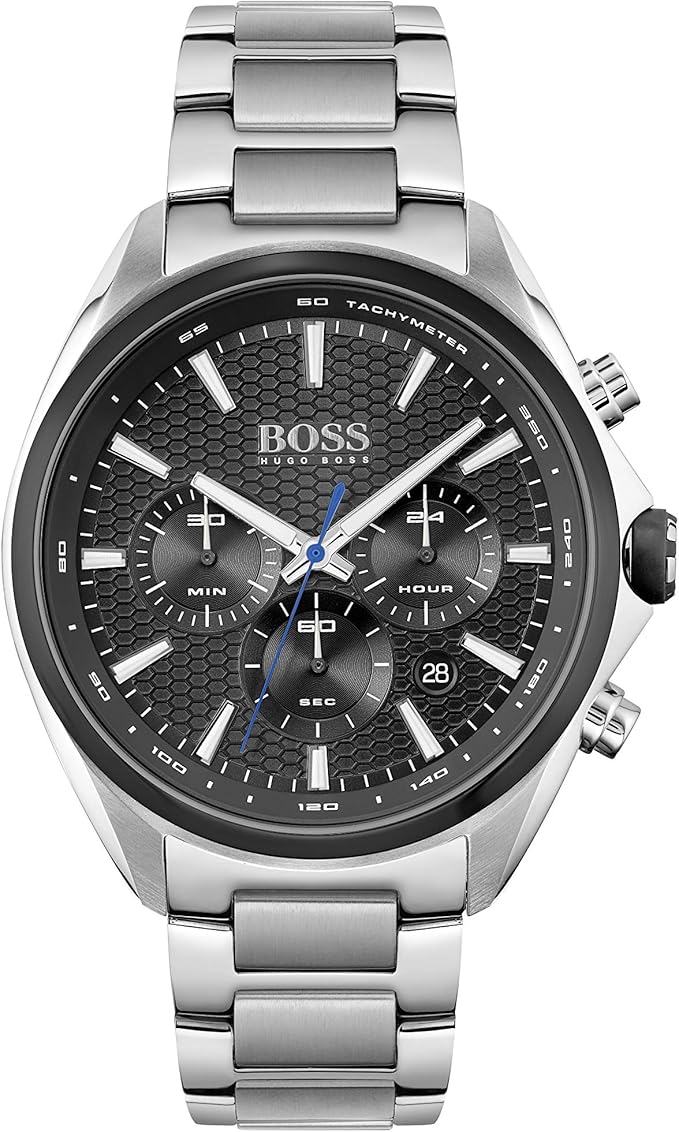 Hugo BOSS Orologio Analogico Quarzo Uomini con Cinturino in Acciaio ...