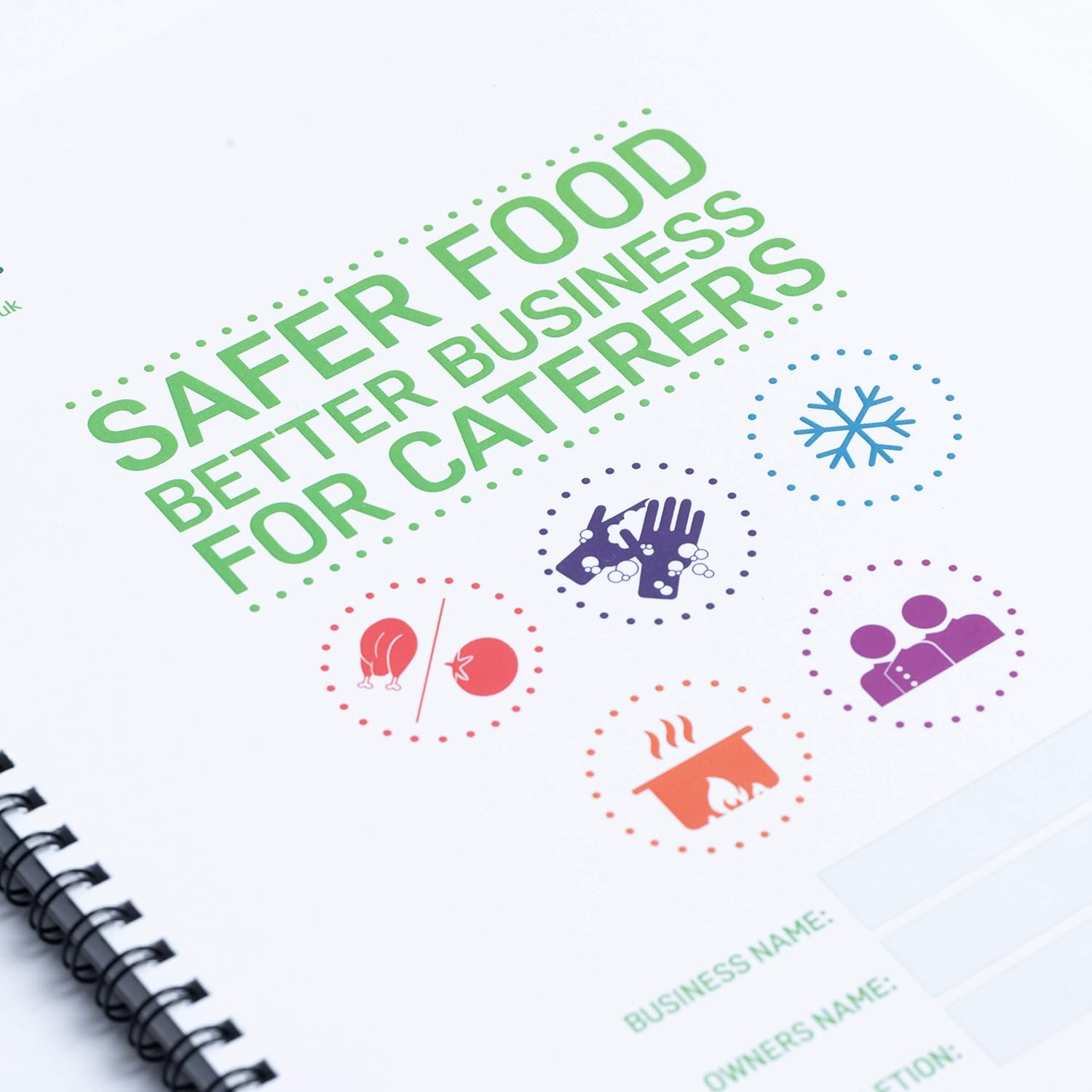 Food Safety Book 2021 with 13 Month Diary, 2 x Laminated Allergen ...
