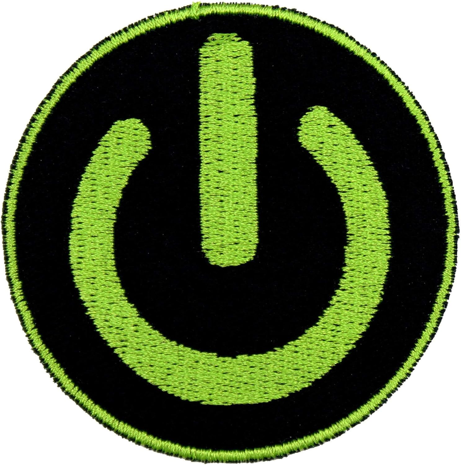 Amazon.com: Power Patch Iron On Applique - Bright Green, Black - 2.5 ...