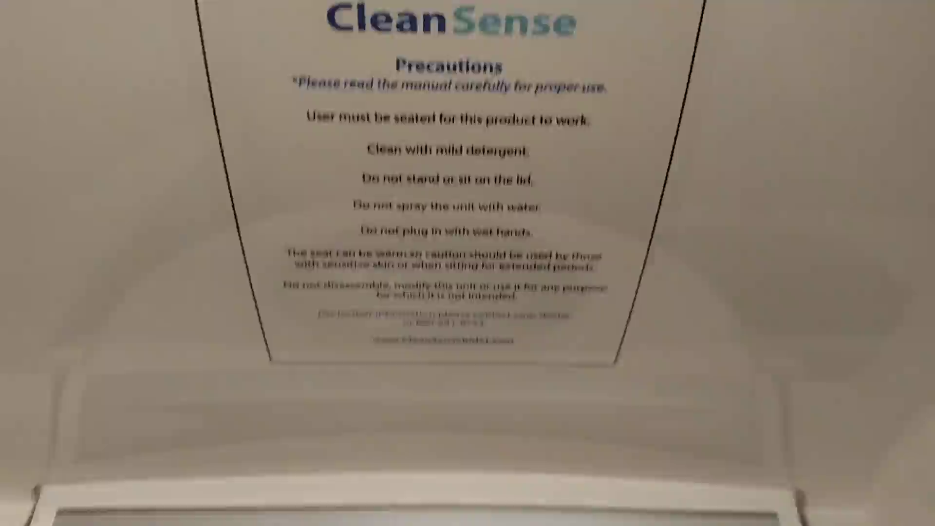 Clean Sense dib-1500R Bidet Seat Round with Remote Control - Bio Bidet ...