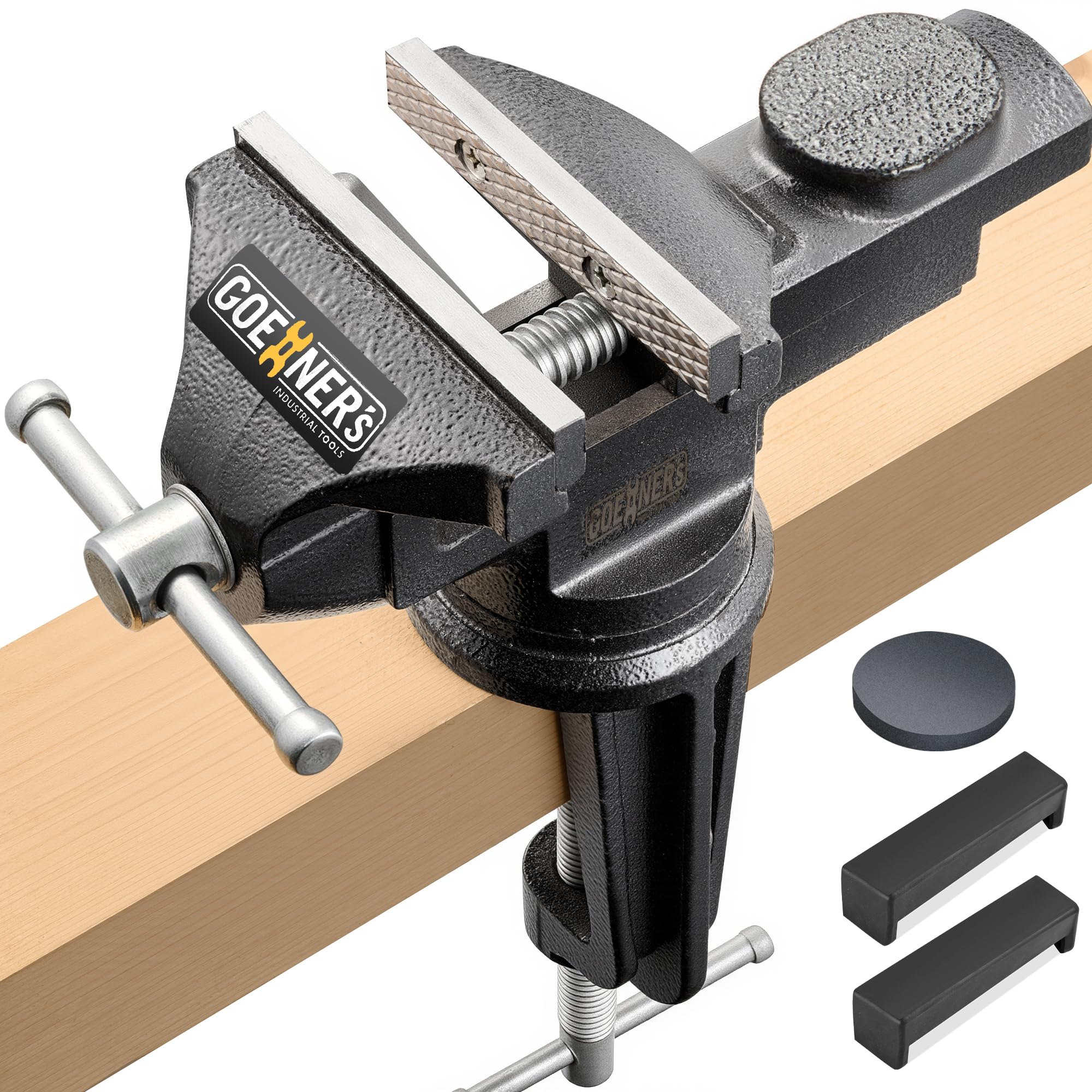 Mua Table Vise or Bench Vise 3.2 Inch, 360° Swivel Clamp-On Vise ...