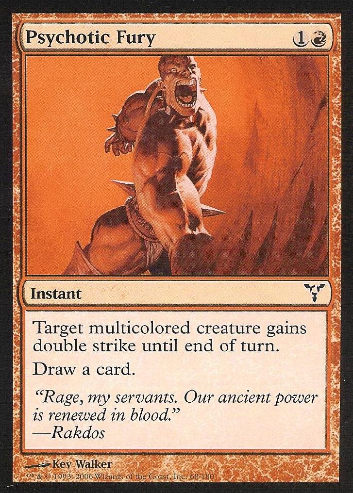 Amazon.com: Magic: the Gathering - Psychotic Fury - Dissension: Toys ...