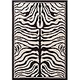 Amazon.com: Zebra Print Rug Contemporary Area Rugs 5x8 Zebra Rugs Large ...